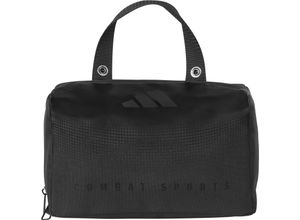 3662513896005 - Kulturbeutel ADIDAS PERFORMANCE Med Pouch Combat Sports schwarz (schwarz silber) Taschen Kinder Polyester ist mit dem Backpack M und Backpack L kompatibel