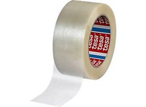 4063565292507 - Packband tesa® 60418 L 132 m x B 50 mm 85 % Recycling-PET transparent 6 Stück