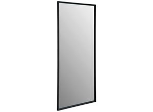 9010585553342 - Midyou Wandspiegel  Schwarz  Metall Holzwerkstoff  rechteckig  70x160x25 cm  Spiegel Wandspiegel