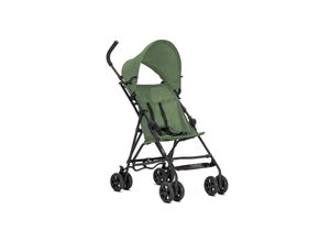 3800166120584 - Kinderwagen Buggy Vaya verstellbares Sonnendach klappbar Fußstütze tannengrün