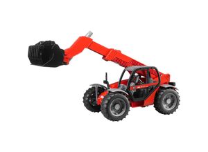 4001702021252 - bruder Baufahrzeug Modell Manitou Teleskoplader MLT 633 Fertigmodell Baufahrzeug Modell