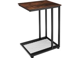 4061173205094 - tectake® Beistelltisch Industrial Style in praktischer C-Form 48 x 35 x 66 cm