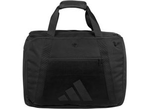 3662513896036 - Sporttasche ADIDAS PERFORMANCE adidas Duffle Boxing Gr M schwarz (schwarz silber) Taschen Kinder B H T 51cm x 305cm x 32cm M Polyester Belüftetes und wasserdichtes Fach verhindert Geruchsbelästigung B51cm H305cm T32cm
