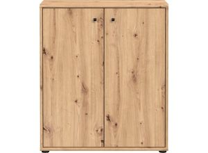 5904767826543 - Kommode Tempra braun (artisan eiche) B737cm H855cm T348cm Dekorfolie FSC-zertifizierter Holzwerkstoff Sideboards Breite 737 cm