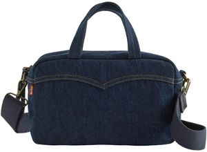 7626725919668 - Umhängetasche LEVIS Damen Gr B H T 26cm x 157cm x 10cm indigo rinse 2 Jeans Baumwolle Taschen Abnehmbarer verstellbarer Schulterriemen