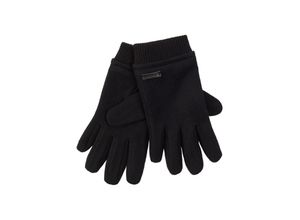 4063546920931 - Strickhandschuhe BOSS Kalsper Damen Gr M-L schwarz (schwarz 001) Web Wollmischung unifarben Handschuhe mit Labelaufnäher aus Leder 4063546920931 - Strickhandschuhe BOSS Kalsper Damen Gr M-L schwarz (schwarz 001) Web Wollmischung unifarben Handschuhe mit Labelaufnäher aus Leder