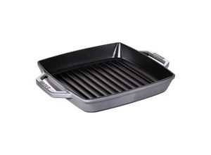 3272340023712 - Grill Pans Grillpfanne 23 cm quadratisch Graphit-Grau Gusseisen