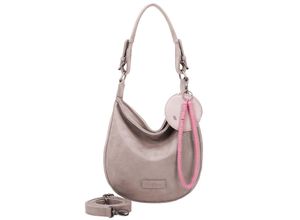 4059065262607 - Schultertasche FRITZI AUS PREUSSEN Fritzi Hobo Damen Gr B H T 10cm x 31cm x 33cm rosa (altrosa) Polyurethan (PU) unifarben Taschen mit abnehmbaren Schultergurt