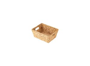 4260238068944 - Aufbewahrungskorb aus Wasserhyazinthe 33 x 25 x 15 cm