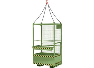 4251305400323 - Arbeitskorb Typ RAK-Kranbar 1200x800x2200mm RAL6011 Resedagrün - R+r Industrietechnik