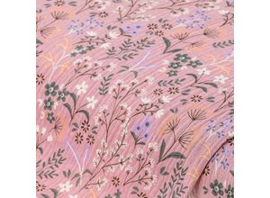 4058896368151 - Bio-Musselin Doppel-Gaze Wiese rosa-color
