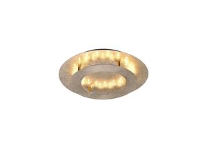 4012248389751 - Deckenleuchte in goldfarben Stahl Deckenlampe rund mit Leuchtring 1x LED Platine 18 Watt 1260 Lumen warmweiß Durchmesser 40 cm Wohnzimmer