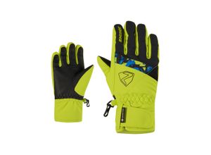 4068657079523 - Skihandschuhe ZIENER LEIF-Z GTX glove junior Jungen Gr 35 lime Obermaterial 100% Polyester  Innenhand 100% Polyester  Futter 100% Polyester  Wattierung 100% Polyester (recycelt) Handschuhe