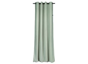 4005414498012 - Ösenschal SW-Peachy  Grün Jadegrün Salbeigrün  Textil  Uni  130x250 cm  Wohntextilien Gardinen & Vorhänge Fertiggardinen