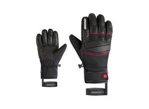 4068657059273 - Skihandschuhe ZIENER GOMIN-Z AS glove man Herren Gr 105 schwarz rot Materialmix Handschuhe