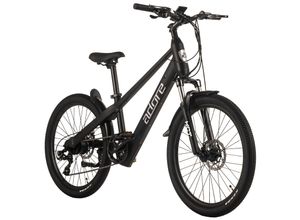 4250547534285 - ADORE E-Bike für Kinder 24 Alu Kids Citybike KS-240 Heckmotor 45NM   104Ah Pitch Black