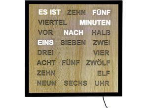 4037445160514 - Wanduhr AMS schwarz (schwarz buchefarben) Wanduhren B H L 40cm x 4cm x 40cm Quarzuhr Digitaluhr Wohnzimmer Esszimmer Küche ArbeitszimmerBüro 4037445160514 - Wanduhr AMS schwarz (schwarz buchefarben) Wanduhren B H L 40cm x 4cm x 40cm Quarzuhr Digitaluhr Wohnzimmer Esszimmer Küche ArbeitszimmerBüro