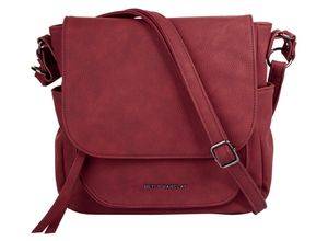 4022581341965 - Umhängetasche BETTY BARCLAY Damen Gr B H T 23cm x 22cm x 10cm onesize rot Polyurethan (PU) unifarben Taschen