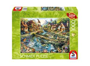 4001504588748 - Dörfchen am Waldesrand Puzzle 4001504588748 - Dörfchen am Waldesrand Puzzle