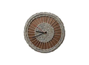 4260750011510 - holz4homeÂ® Rattan-Wanduhr â€žWeaveâ€œ