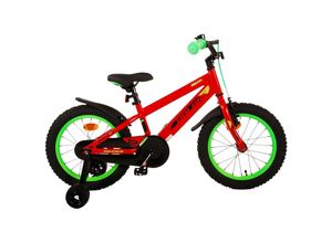 8715347215230 - Kinderfahrrad Rocky Fahrrad für Jungen 16 Zoll Kinderrad in Rot