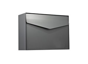 5701867018805 - Briefkasten Letter 111 basaltgrau Postkasten + Sicherheitsschloss Briefbox