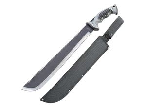 4001833097386 - HERBERTZ Machete + Säge Full Tang Buschmesser Haumesser Garten Camping 50 cm