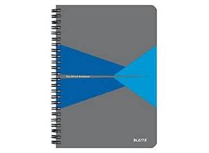 4002432141609 - Notizbuch Office Format A5 90 karierte Blatt lässt sich um 360° öffnen Spiralbindung Kunststoff-Einband FSC®-zertifiziert blau