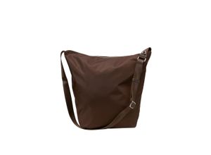 4059184149971 - Hobo ELMA Damen Gr B H T 44cm x 37cm x 12cm dunkelbraun Polyamid MARC OPOLO ACCESSORIES unifarben Taschen Beuteltasche Umhängetasche Damen-Schultertasche Henkeltasche