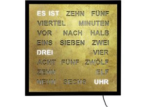 4037445160538 - Wanduhr AMS schwarz (schwarz messingfarben) Wanduhren B H L 40cm x 4cm x 40cm Quarzuhr Digitaluhr Wohnzimmer Esszimmer Küche ArbeitszimmerBüro 4037445160538 - Wanduhr AMS schwarz (schwarz messingfarben) Wanduhren B H L 40cm x 4cm x 40cm Quarzuhr Digitaluhr Wohnzimmer Esszimmer Küche ArbeitszimmerBüro