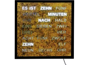 4037445161191 - Wanduhr AMS schwarz (schwarz wurzelstruktur) Wanduhren B H L 40cm x 4cm x 40cm Quarzuhr Digitaluhr Wohnzimmer Esszimmer Küche ArbeitszimmerBüro 4037445161191 - Wanduhr AMS schwarz (schwarz wurzelstruktur) Wanduhren B H L 40cm x 4cm x 40cm Quarzuhr Digitaluhr Wohnzimmer Esszimmer Küche ArbeitszimmerBüro
