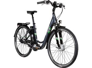4260582293603 - Green 37 E Bike Damen 28 Zoll Pedelec 7 Gang Elektrofahrrad ab 150 cm Damenfahrrad retro Hollandrad mit Nabenschaltung