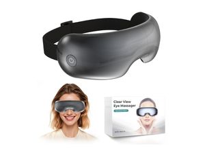 4262478260492 - Aspria Augenmassagegerät mit dualer Heiß- und KältetherapieVibrationLuftkompressionsmassage Bluetooth-Musik für strapazierte trockenen Augen Augenmaske für Frauen Männer Freunde Familie
