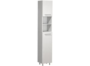 4051814423789 - Holz Badezimmerschrank Badmöbel Badschrank Hochschrank Maße ca H 170 x B 30 x T 25 cm - Lisalo
