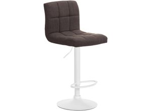 4251756493196 - Barhocker Calma Stoff I Barstuhl Höhenverstellbar I Um 360° Drehbar Mit Rückenlehne Für Bistro Und Küche