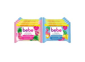 3574661845418 - BeBe Duo Reinigungstücher Summer Edition Tray 10er Pack