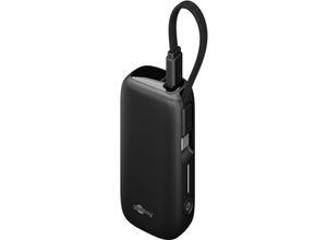 4040849762505 - goobay Powerbank Powerbank 5000 mAh integriertes USB-C Kabel 13cm 20 Watt