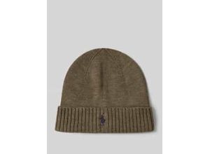 3616855008497 - Beanie aus Wolle mit Label-Stitching
