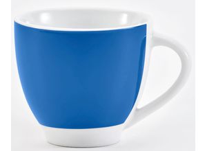 4009290155335 - Tasse VAN WELL Vario blau (blau weiß) B245cm H95cm Porzellan Trinkgefäße spülmaschinen- und mikrowellengeeignet 6-teilig