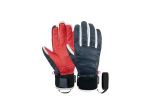 4060485339381 - Skihandschuhe REUSCH Highland R-TEX XT Damen Gr 8 blau (blau rot) 65% Ziegenleder 35% Polyester unifarben Handschuhe aus wasserdichtem und atmungsaktivem Material 4060485339381 - Skihandschuhe REUSCH Highland R-TEX XT Damen Gr 8 blau (blau rot) 65% Ziegenleder 35% Polyester unifarben Handschuhe aus wasserdichtem und atmungsaktivem Material