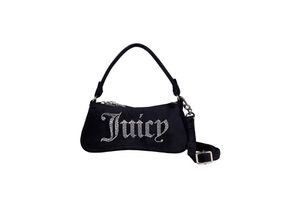 8056280671043 - Schultertasche JUICY COUTURE KIMBERLY SMALL HOBO Damen Kinder Gr B H T 4cm x 11cm onesize schwarz Polyester Taschen Schultertasche Damen Mini Bag Handtasche Fashion Lifestyle Sale