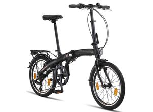 4260647781175 - Licorne Bike Phoenix 2D 20 Zoll Aluminium-Faltrad-Klapprad Scheibenbremse Discbremse V-Bremse Faltfahrrad-Herren-Damen 7 Gang Kettenschaltung - Folding City Bike Alu-Rahmen StVZO Vorderlampe Hinterlampe FarbeSchwarz-Gold StilV-Bremse 4260647781175 - Licorne Bike Phoenix 2D 20 Zoll Aluminium-Faltrad-Klapprad Scheibenbremse Discbremse V-Bremse Faltfahrrad-Herren-Damen 7 Gang Kettenschaltung - Folding City Bike Alu-Rahmen StVZO Vorderlampe Hinterlampe FarbeSchwarz-Gold StilV-Bremse