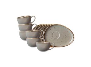 4262517046506 - Espressotassen mit Untertassen Taste 95 ml 6er Set