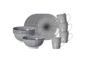 4262517046582 - Frühstücksset Takeo Stripes 12er Set