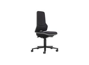 4016849530482 - NEON Arbeitsdrehstuhl ESD Rollen Permanentkontakt Stoff Flexband grau bimos