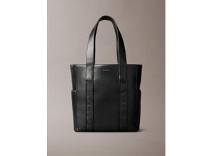 8719849944179 - Tragetasche CALVIN KLEIN WEBBING STRAP TOTE Damen Gr B H T 31cm x 36cm x 11cm schwarz old silber Lederimitat Taschen Henkeltasche Schultertasche Handtasche Damen 8719849944179 - Tragetasche CALVIN KLEIN WEBBING STRAP TOTE Damen Gr B H T 31cm x 36cm x 11cm schwarz old silber Lederimitat Taschen Henkeltasche Schultertasche Handtasche Damen
