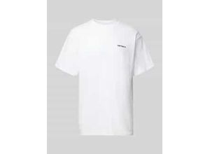 4064958370437 - T-Shirt mit Label-Stitching 4064958370437 - T-Shirt mit Label-Stitching