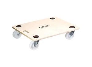 4001073338171 - Transportroller MM 1086 bis 300 kg 4 Anti-Rutsch-Punkte Soft-Räder L 595 x B 495 mm FSC®-Multiplexplatte naturfarben