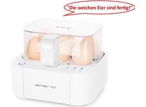 7333282008116 - Eierkocher EB-11556012 6 Eier 400 Watt Sprachausgabe weiß - Emerio