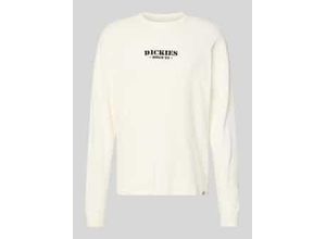 0198265462579 - Longsleeve mit Label-Stitching und Rundhalsausschnitt 0198265462579 - Longsleeve mit Label-Stitching und Rundhalsausschnitt
